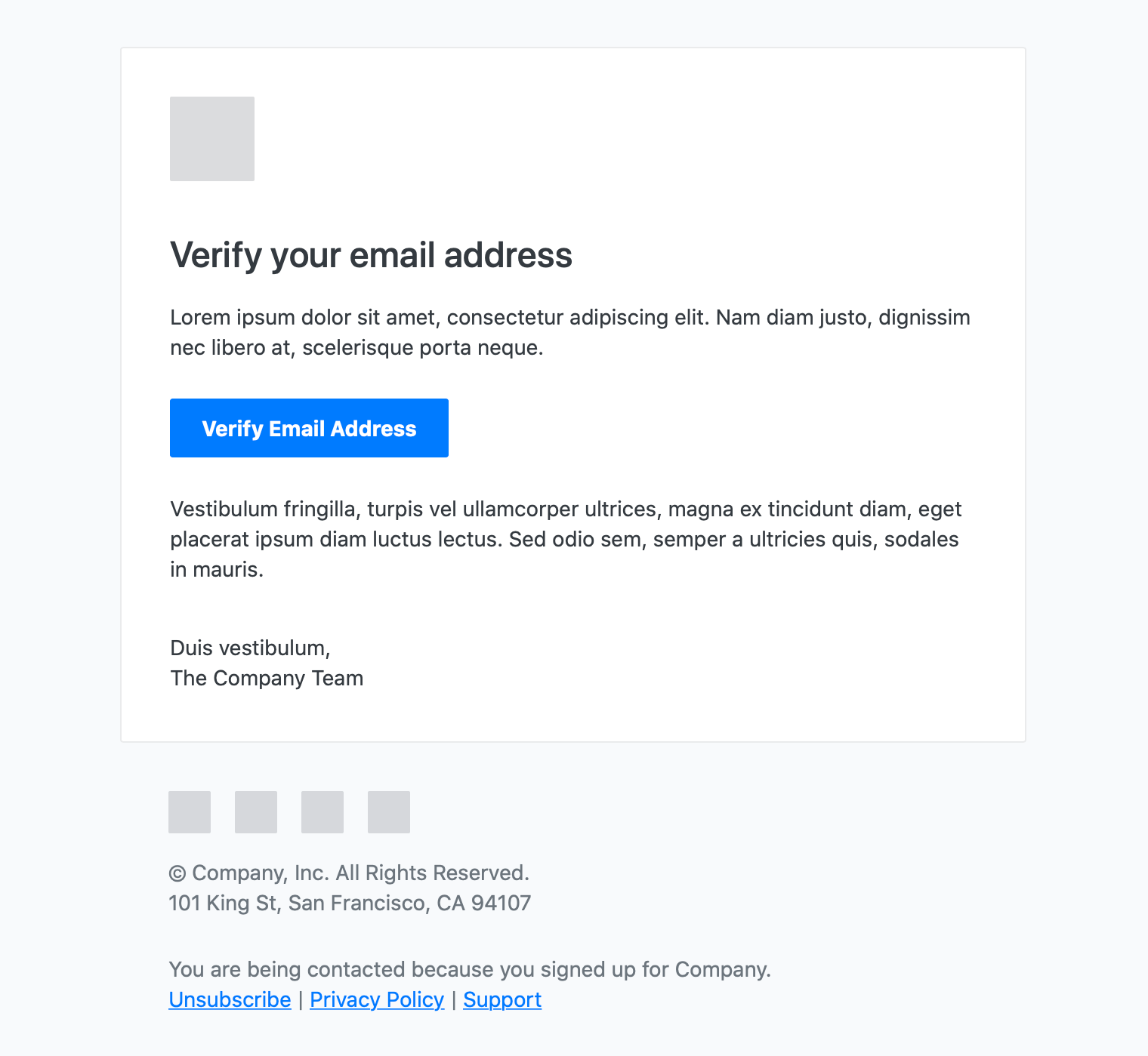 Verify Email Address Email Template Email Kit By Vouchful